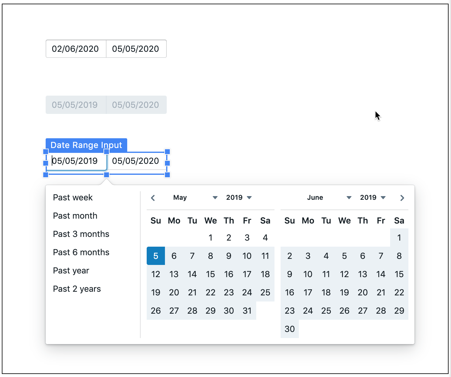 Date Range Input Enter A Date Range